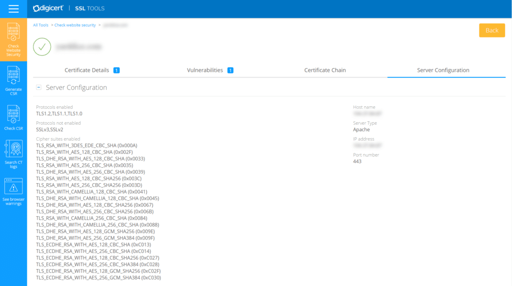 Check if Your Website Supports TLS 1.2 - 1-Minute Tutorial - PageCrafter