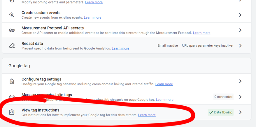 Get the Google Analytics 4 Tracking Code - 15-Second Tutorial - PageCrafter